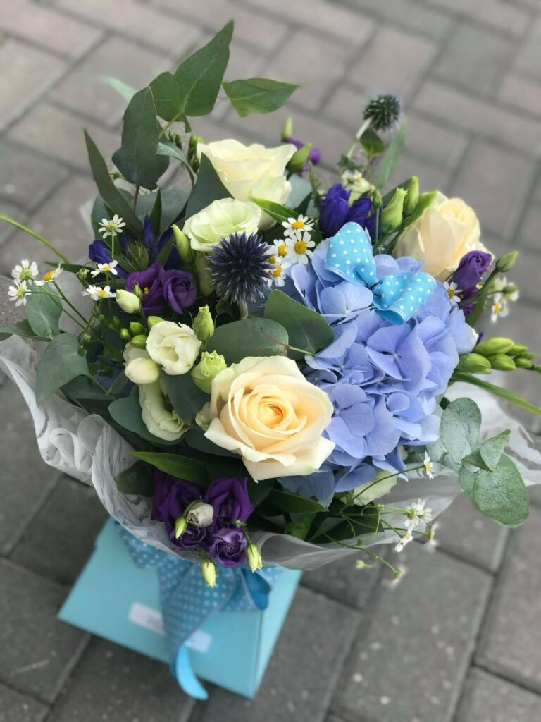 Its A Boy Box Arrangement - Julie Nicholas Florist